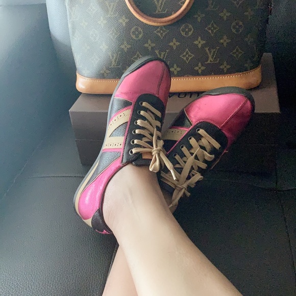 Louis Vuitton | Shoes | Louis Vuitton Hot Pink Shoes | Poshmark